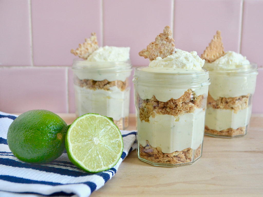 Easy Key Lime Parfaits – Golden Cannoli Shells Company