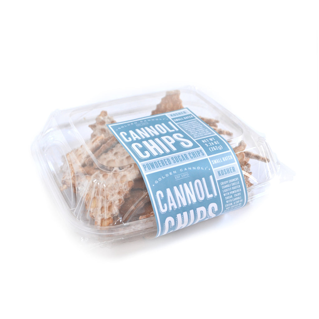Cannoli Chips - Retail - Powdered Sugar – Golden Cannoli Shells Company